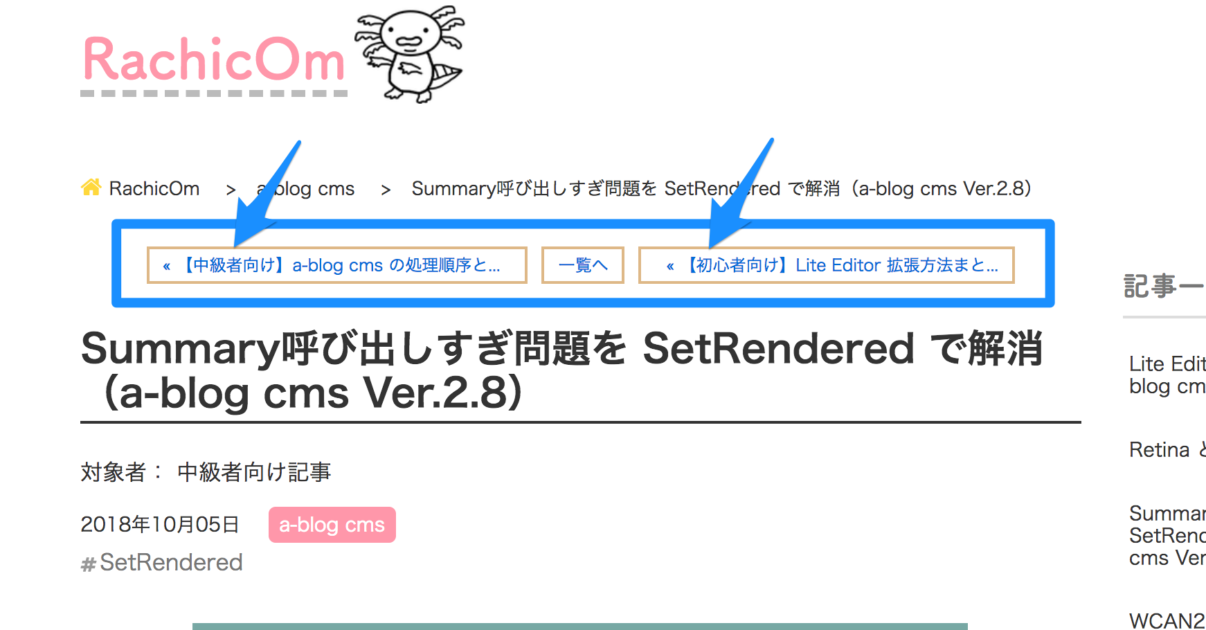 entry:loopの外でもエントリーのカスタムフィールドの情報を表示させる（a-blog cms Ver. 2.9） | a-blog cms | Sugar Web Cloud